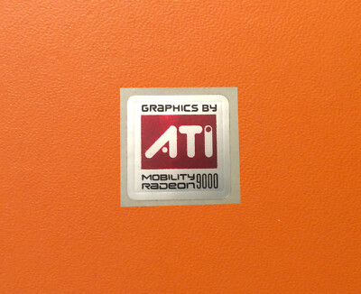 1 pcs Sticker for Graphics by ATI Mobility Radeon 9000 Logo Decal 20mm ...