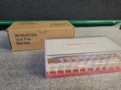WHEATON 228780 Vial Store Storage Case Holds 40 Test Tubes - NEW | eBay