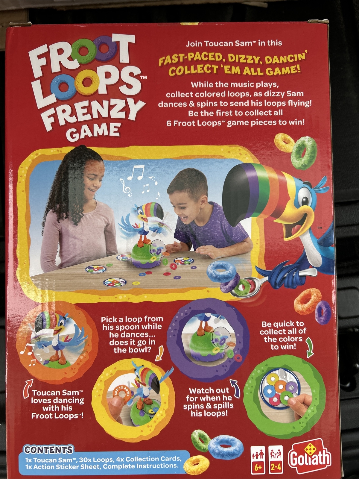 Kellogg's Froot Loops Frenzy Game Goliath Ages 6 for 2-4 Players for ...