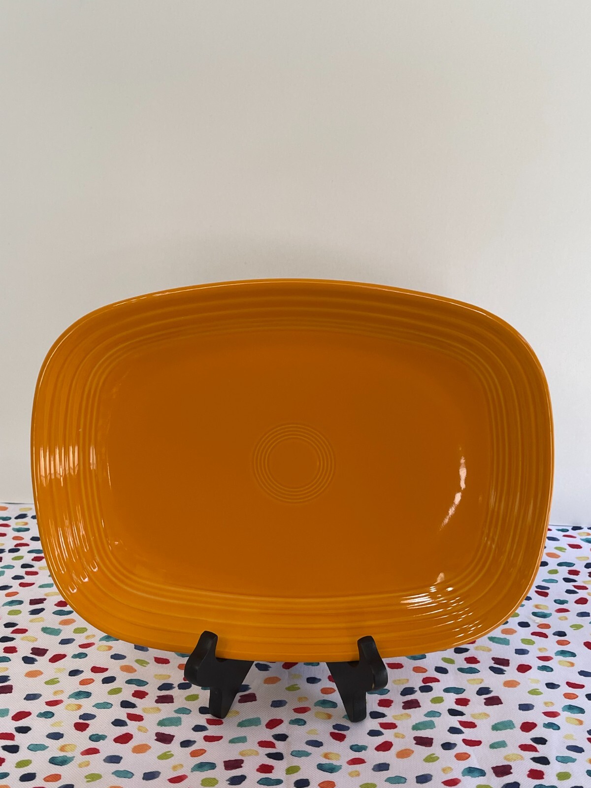 Fiestaware Butterscotch Rectangle Platter Fiesta Orange 12 inch Serving ...