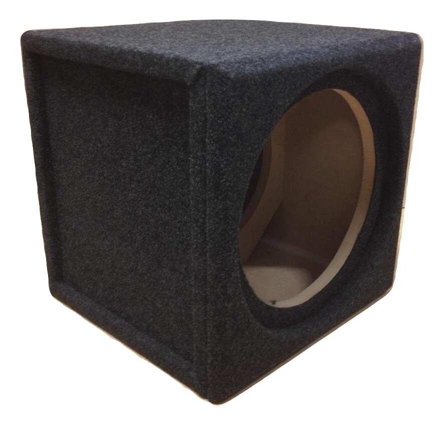 Sealed / Recessed Sub Box for 1 12" s12d Kicker Solobaric round sub | eBay