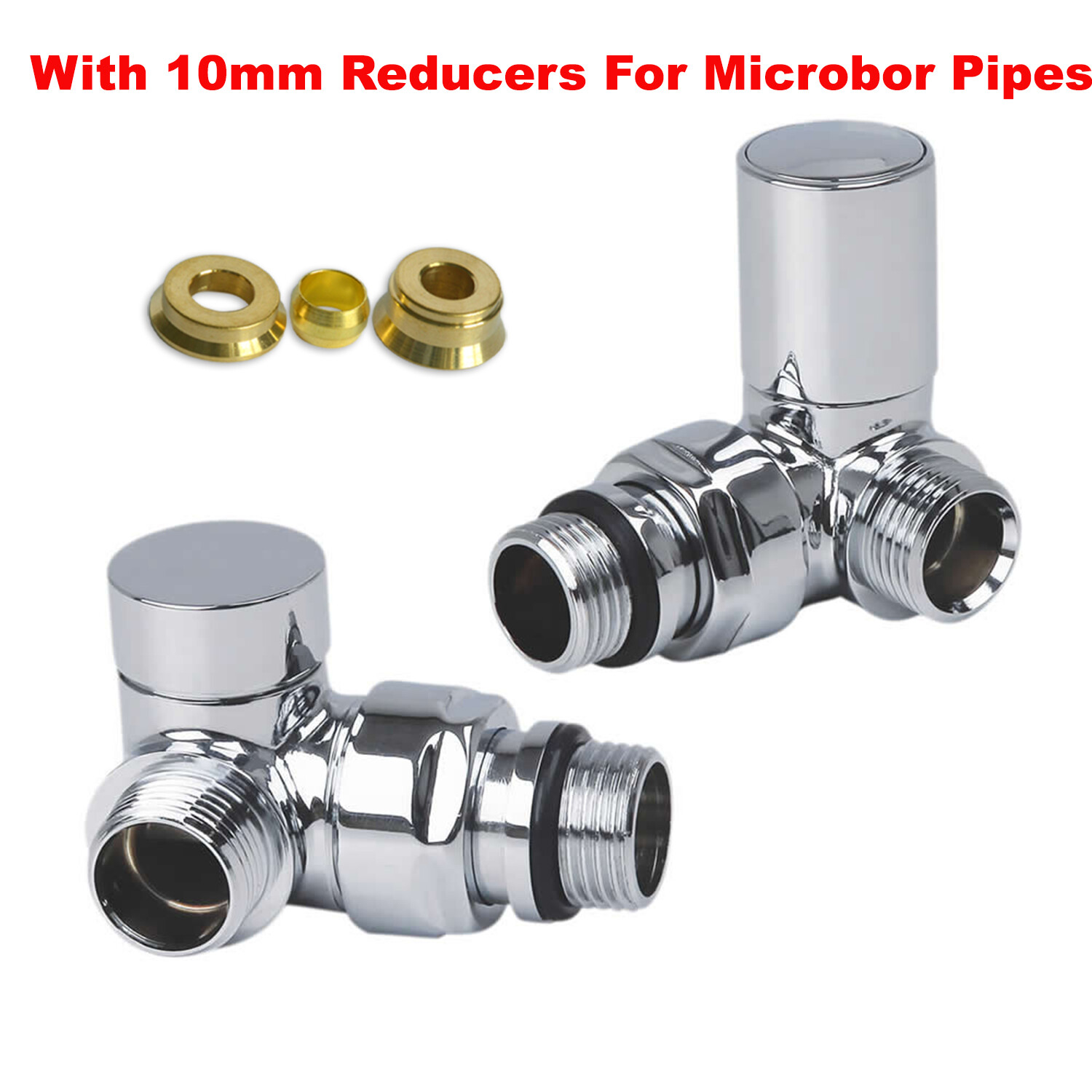 Towel Rail Valves 15mm 10mm 8mm Microbore For Bathroom Towel Radiator 1 ...