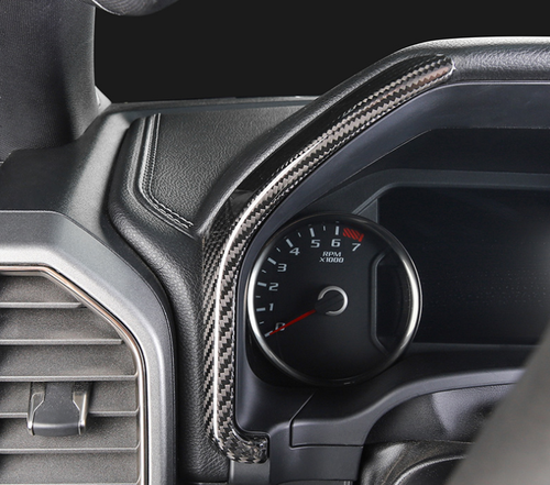 Real Carbon Fiber Instrument Panel Frame Cover Trim For Ford F150 F-150 ...