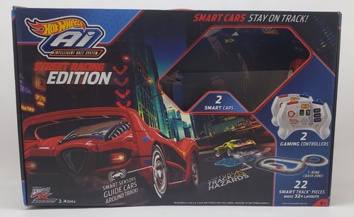 Hot Wheels AI Street Racing Edition Starter Race Track Set Complete, 2 ...