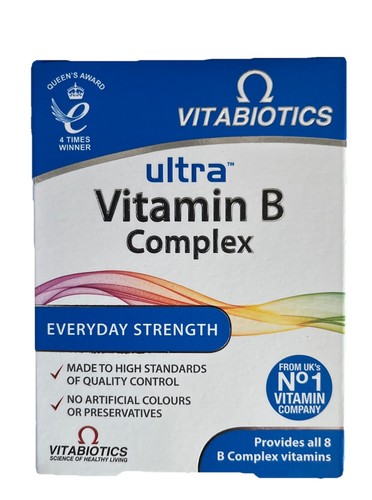 Vitabiotics Ultra Vitamin B Complex Tablets - 60 Count BB:11/27 5021265244072 | eBay UK