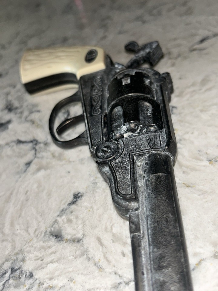 1950's Leslie Henry Halco Toy Cap Gun Die Cast Pistol White Handle ...