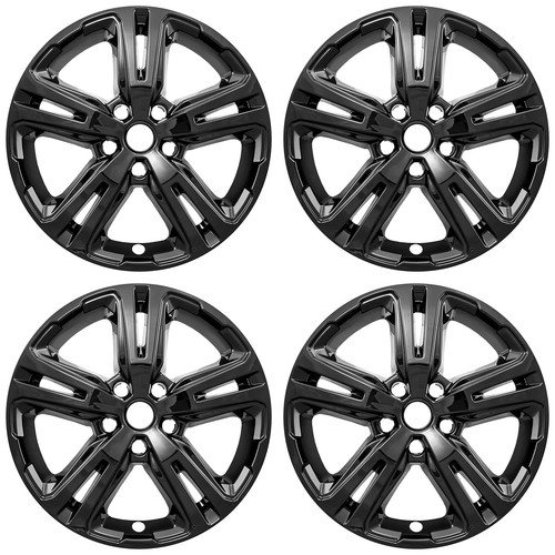 4 Black 17" Wheel Skins Hub Caps Full Rim Covers for 2018-2022 GMC ...