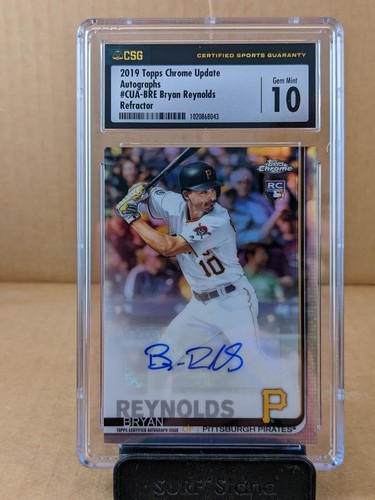 2019 Topps Chrome Update RC, Bryan Reynolds, Refractor, CSG 10 | eBay