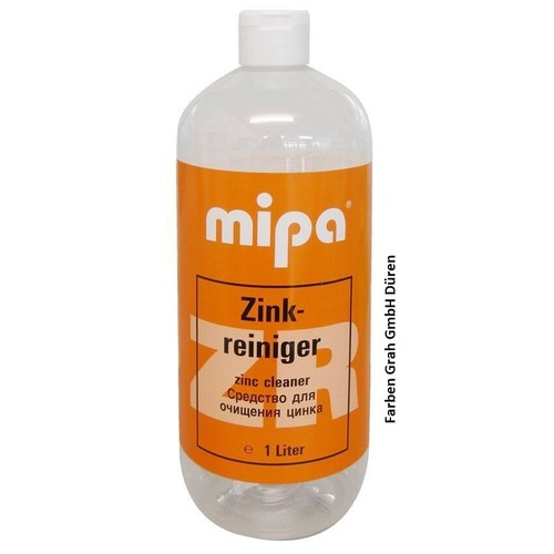 Zinkreiniger Mipa f verzinkte Oberflächen 1L Zink lackieren Grundierung ...