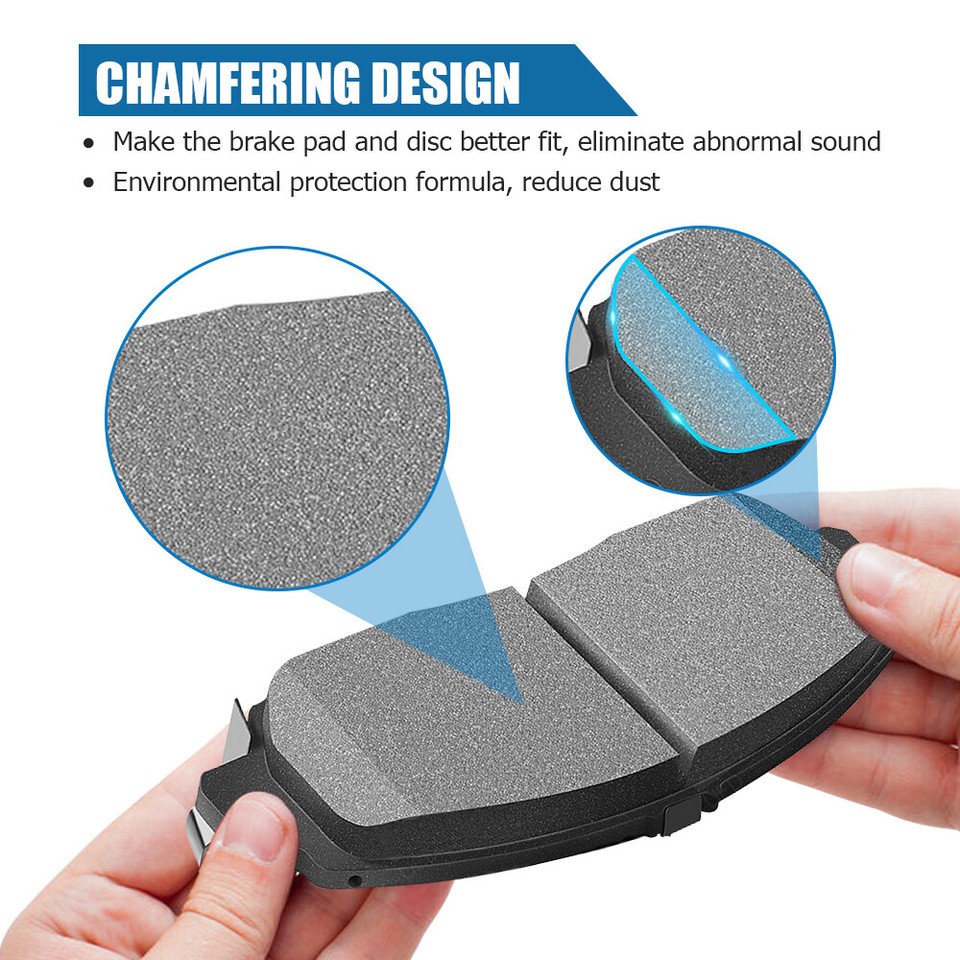 Front & Rear Ceramic Brake Pads fit for 2006 - 2014 Kia Sedona Hyundai ...