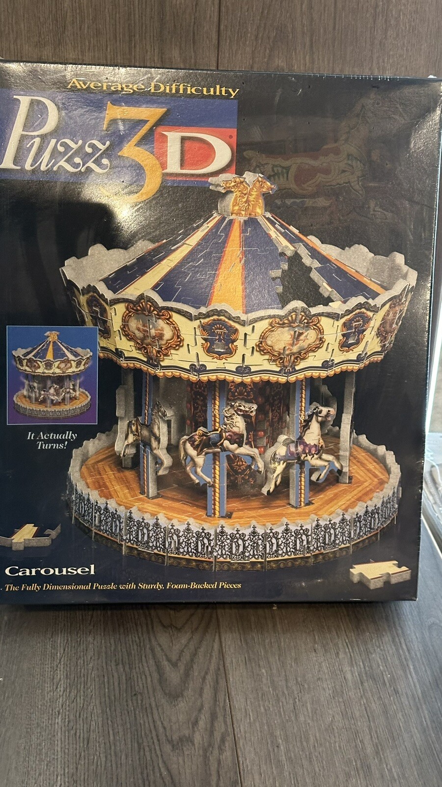 Puzz 3d Wrebbit Puzzle Puzz3d The Golden Carousel 338 Pcs for sale ...