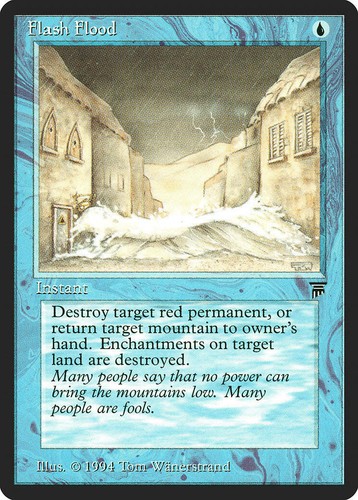 Flash Flood Legends PLD Blue Common MAGIC THE GATHERING MTG CARD ...