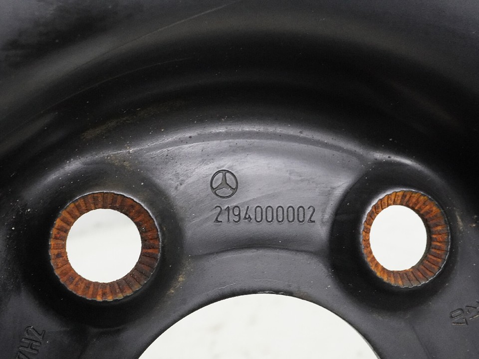 2003 - 2009 Mercedes E W211 Spare Tire Wheel Steel 5-112Mm 17X4J 34Mm ...