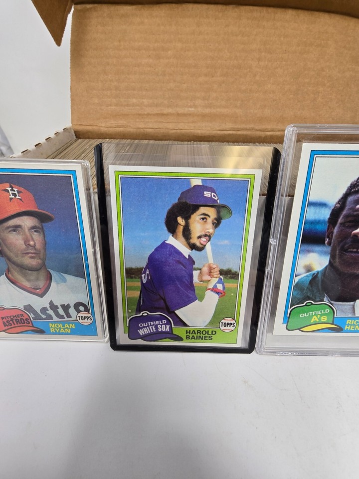 1981 Topps Baseball Complete Set NM Condition | eBay