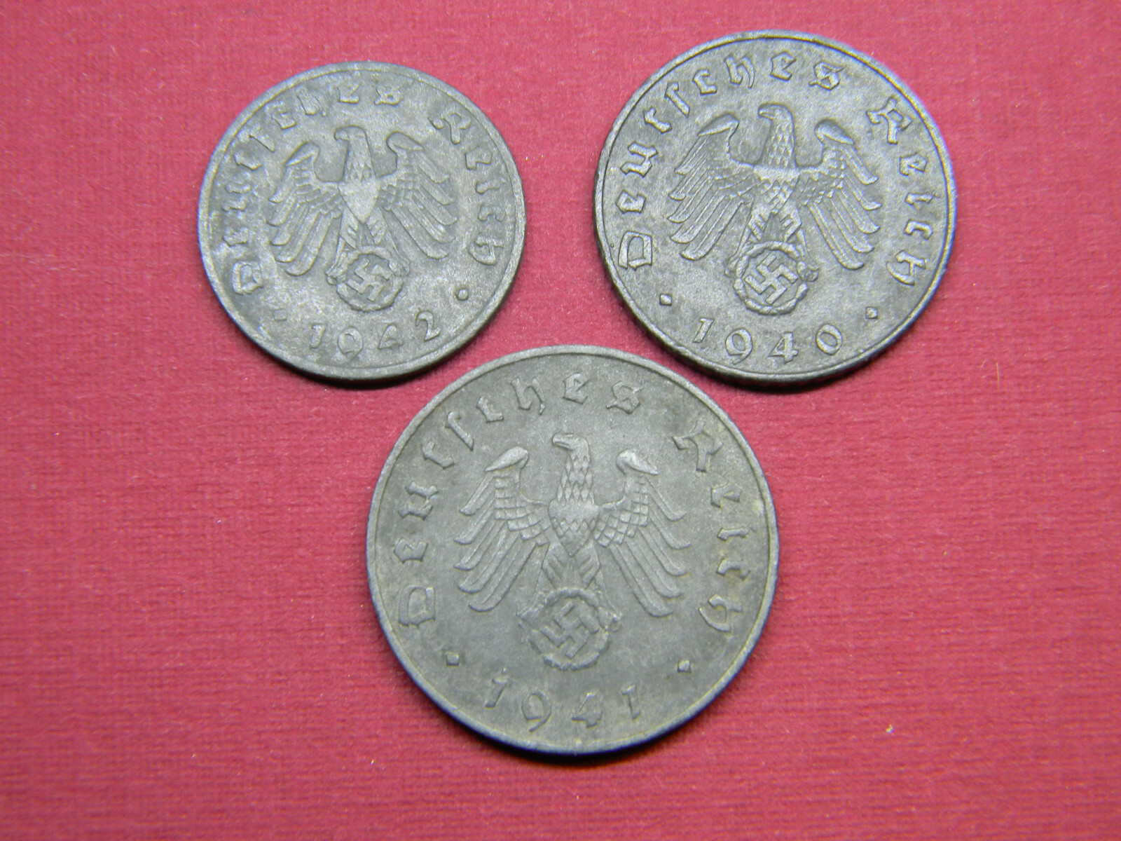 German WW2 Rare Coin Living 1 Pf, 5Pf, & 10Pf Huge Funding - Rare and ...