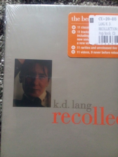 Recollection [3CD and 1DVD] [Box Set] by K.D. Lang (CD, 2010) for sale ...