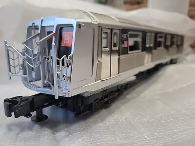 MTH MTA NYC Subway R40 B Train 1 Add-on car only O scale / O gauge Bmt ...