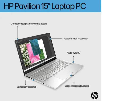 NEW HP PAVILION 15T-EG200 15.6" FHD LED Laptop Intel i7-1255U W11 ...