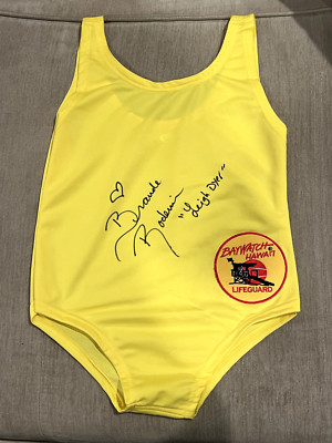 BRANDE RODERICK BAYWATCH ACTRESS LIFE GUARD JSA COA HAND SIGNED BATHING ...