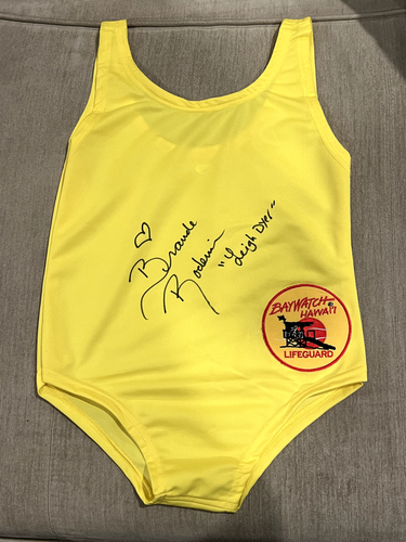 BRANDE RODERICK BAYWATCH ACTRESS LIFE GUARD JSA COA HAND SIGNED BATHING ...
