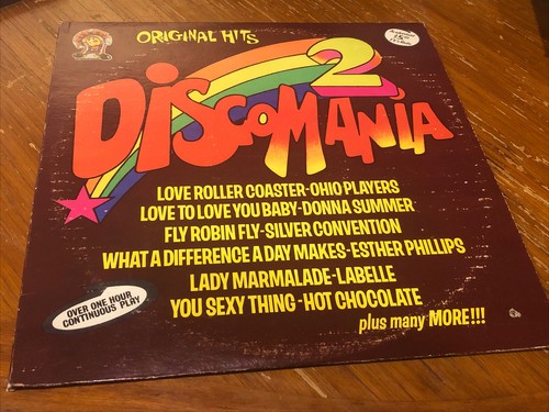 DISCOMANIA 2 VINYL LP OHIO PLAYERS HOT CHOCOLATE DONNA SUMMER & OTHERS ...