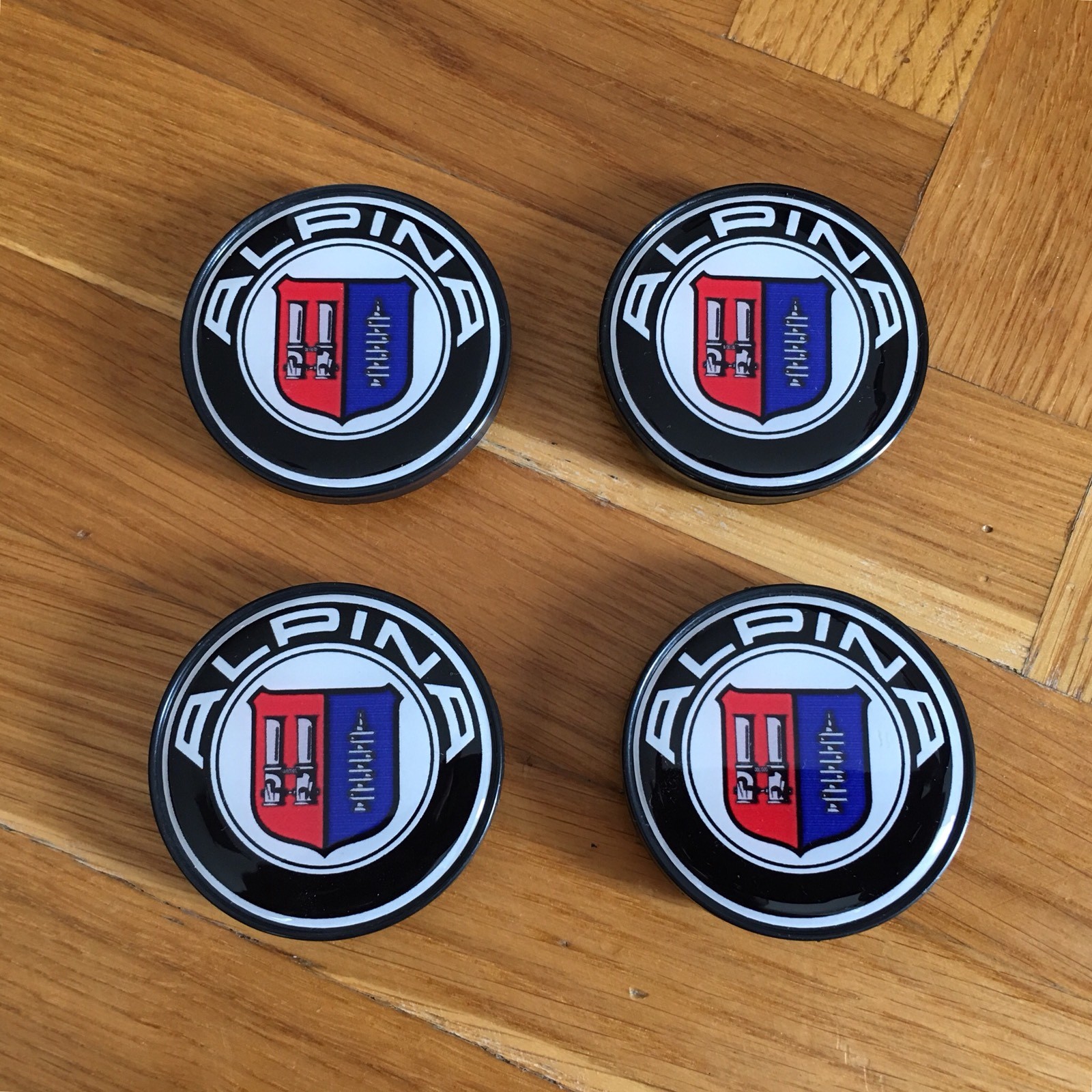 BMW 15” OZ Alpina style wheel hub CAPS E21 E30 E10 2002 323i 325i 320iS ...