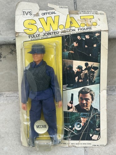 Vtg 1976 8" Figure LJN S.W.A.T Doll Rookies 1970s Tv Action Mego McCabe ...
