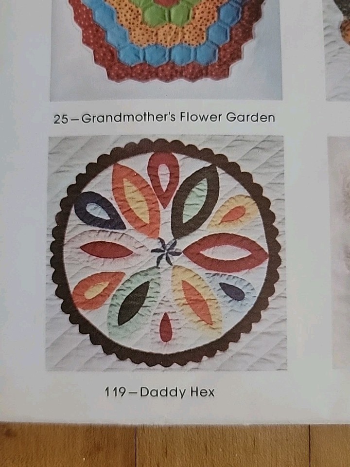 Vintage Rare Mountain Mist Classic Quilt DADDY HEX 1977 Pattern #119 ...