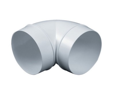 Duct Elbow 100mm / 90 Degree Ventilation Round Tube Bend 4" Pipe ...