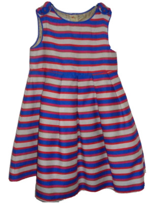 Jasper Conran Pretty Striped Party Dress - 2-3 Years | eBay UK