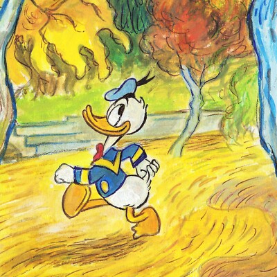 Donald Duck Inspired by Van Gogh - Tony Fernandez - Exclusive Edition ...