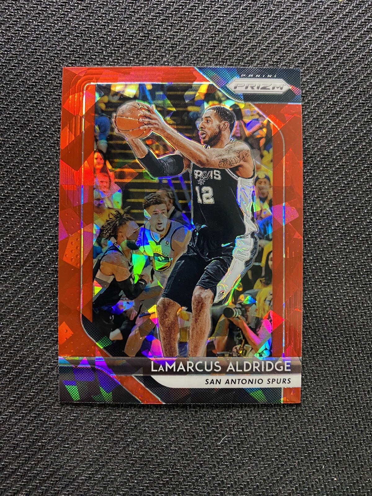 2018-19 Panini Prizm Lamarcus Aldridge Red Cracked Ice Refractor Card ...