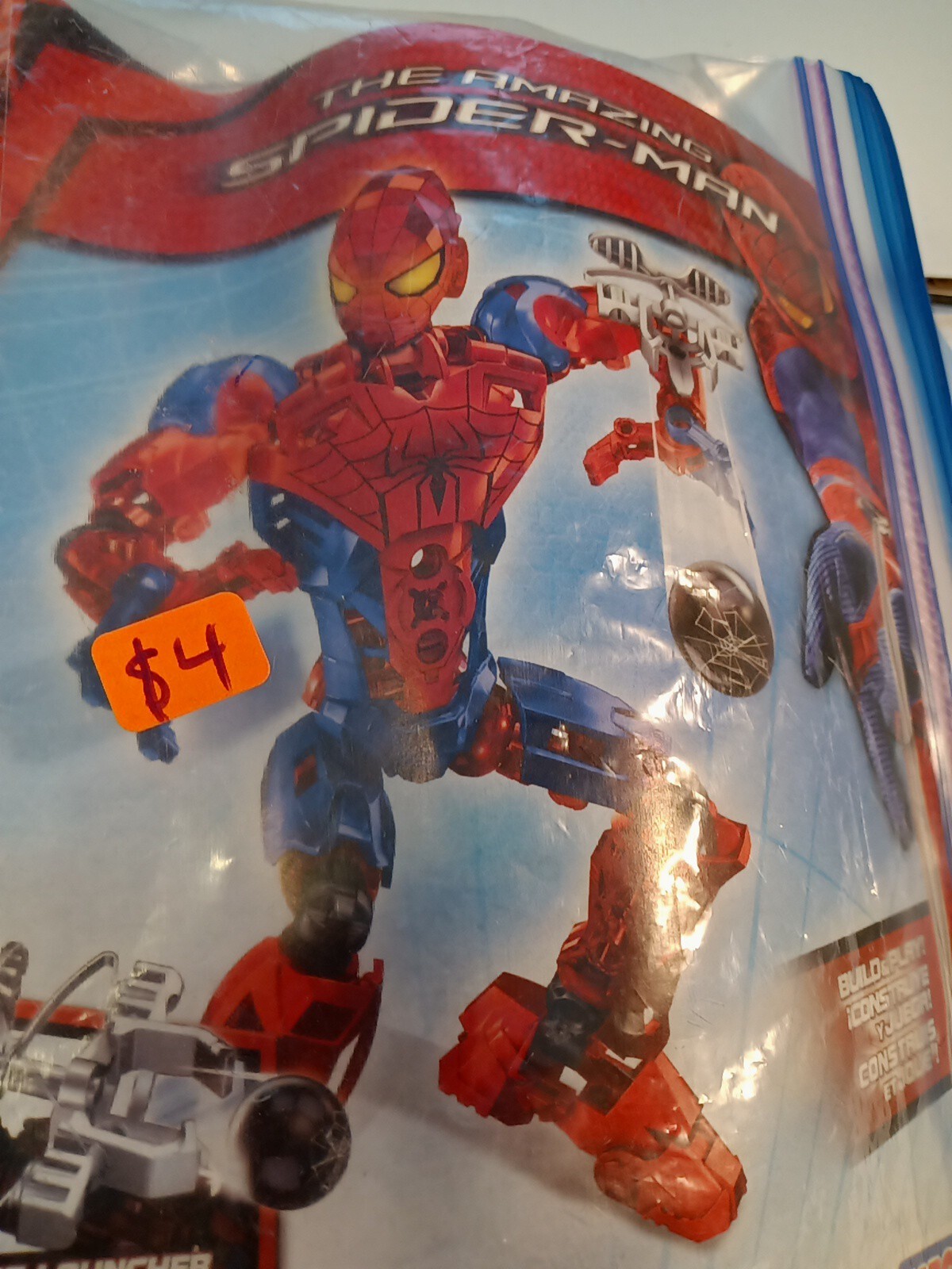 Mega Bloks Spider-Man Techbot Building Blocks #91331. Used ...