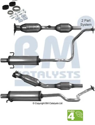 Fits Toyota Prius Catalytic Converter Exhaust System + Fitting Kit BM ...