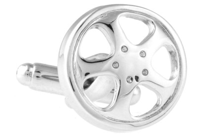 Silver Car Wheel Rim Cufflinks | eBay Australia