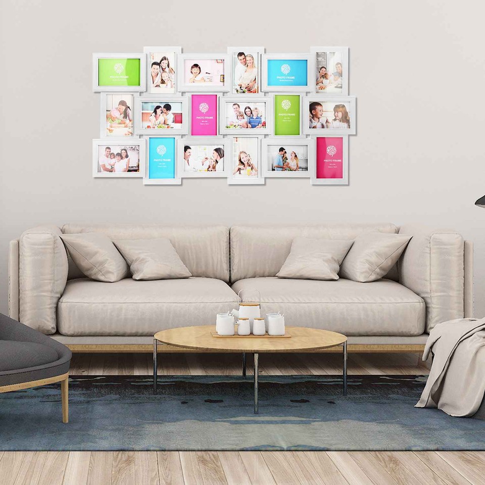 12/18 Photos Large Multi Picture Frame Collage Aperture Decor Memories ...