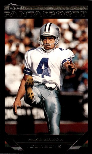 1993 TOPPS FANTASPORTS MIKE SAXON DALLAS COWBOYS #164 3" X 5" | eBay