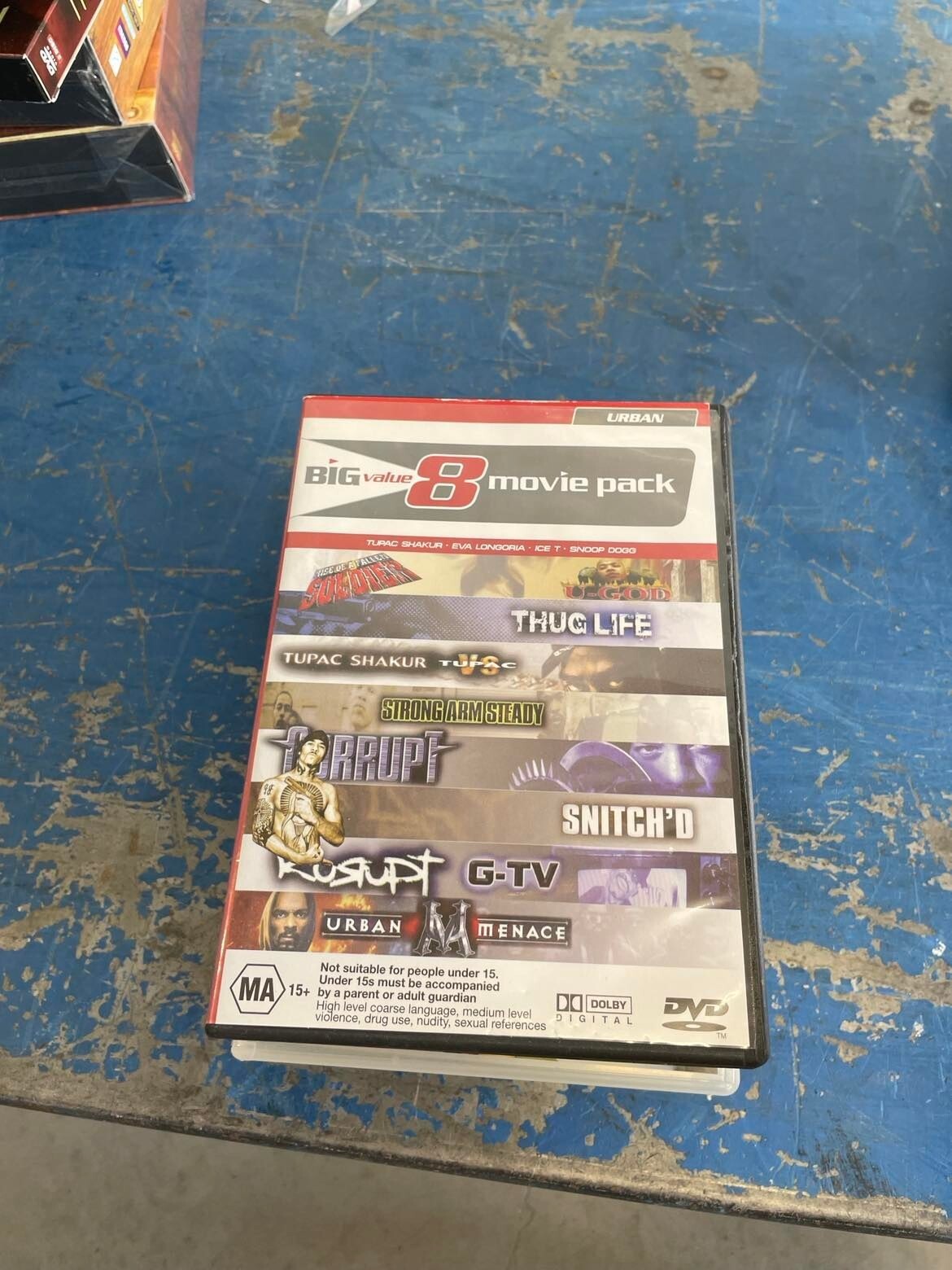 8 Movie Pack DVD-Thug Life/ Corrupt/ Snitch'd/ Urban Menace +vgc region ...