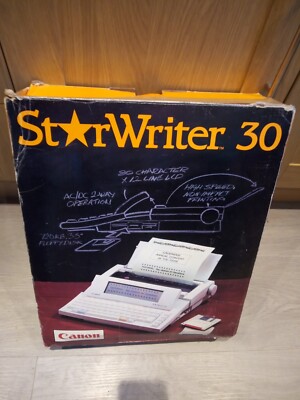Canon starwriter 30 word processor | eBay UK