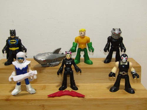 DC Comics Imaginext Figures Lot Batman Aquaman Captain Cold Bane & More ...