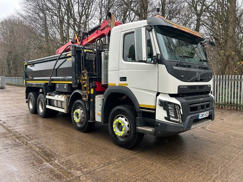 2019 Volvo FMX 8X4 420 32T Automatic Tipper Grab | eBay UK