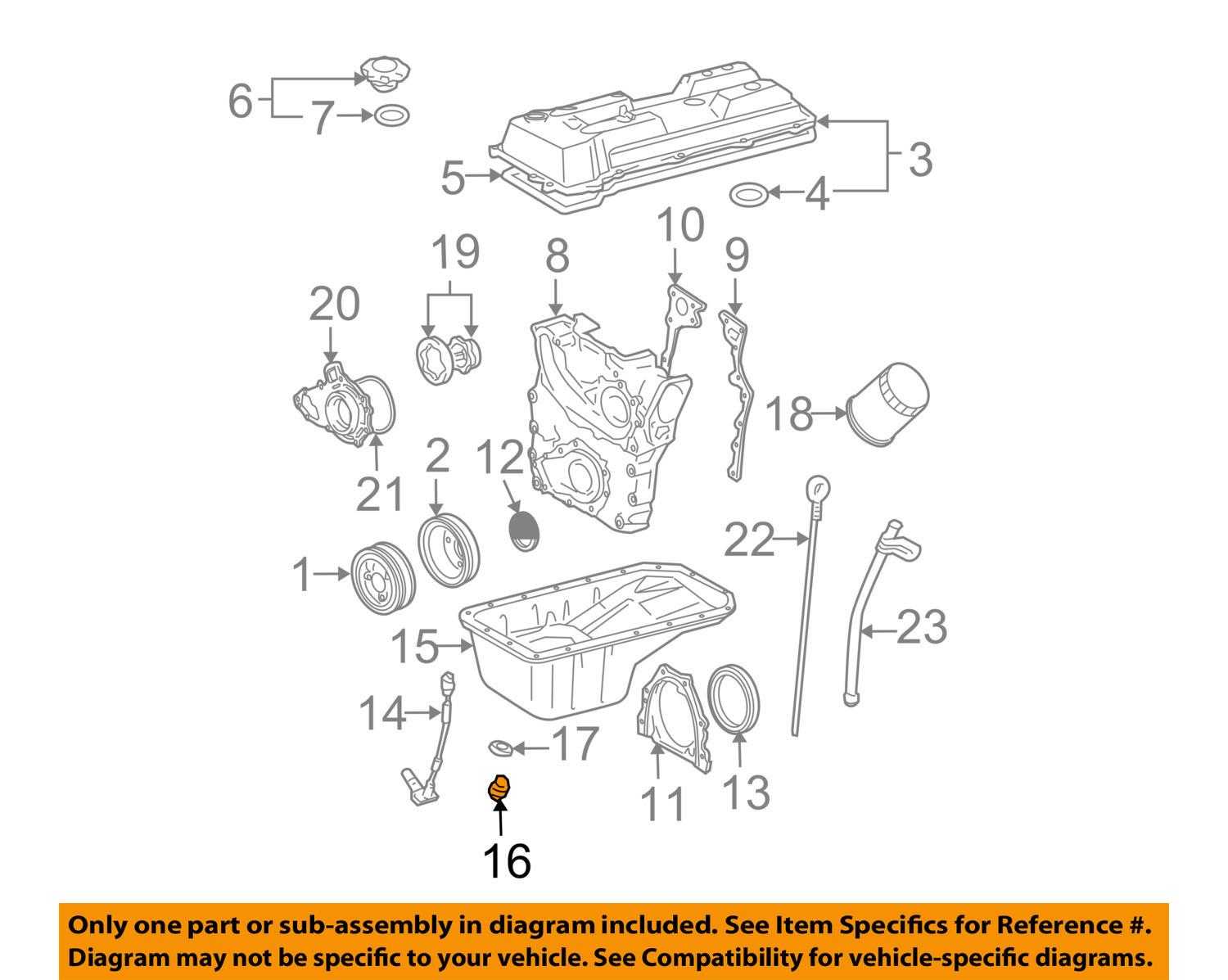 TOYOTA OEM-Engine Oil Drain Plug 9034112012 | eBay