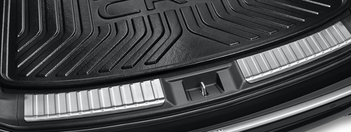 23 New CR-V Cargo REAR PANEL LINING COVER Garnish Stainless Plate ...