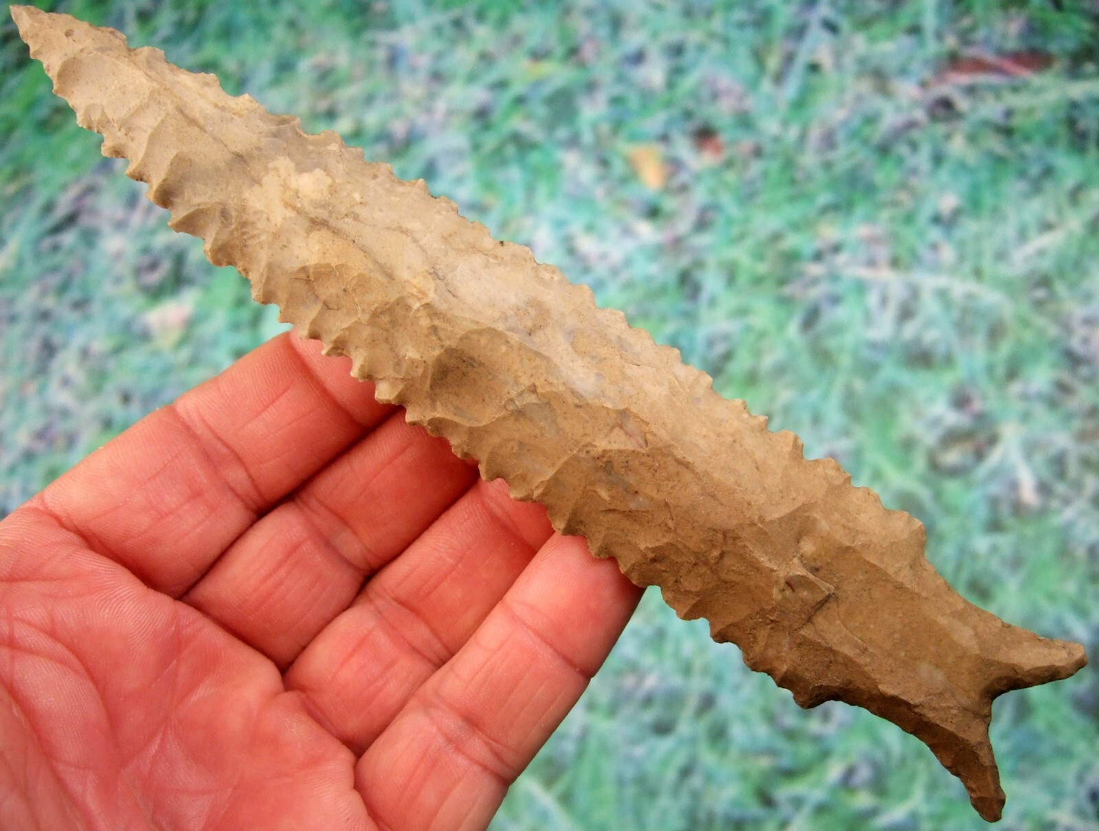 Super Fine 7 3/8 inch Serrated Missouri Holland Point with COA Arrowheads | eBay