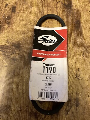 Gates Accessory Drive Belt Truflex V-Belt 1190 3L190 Low Horse-Power ...
