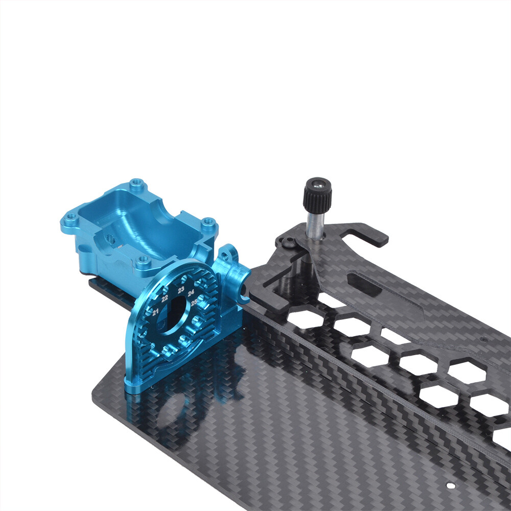 Carbon Lower Deck Chassis Kit for Tamiya TT-02B Upgrades 1/10 Off-Road ...