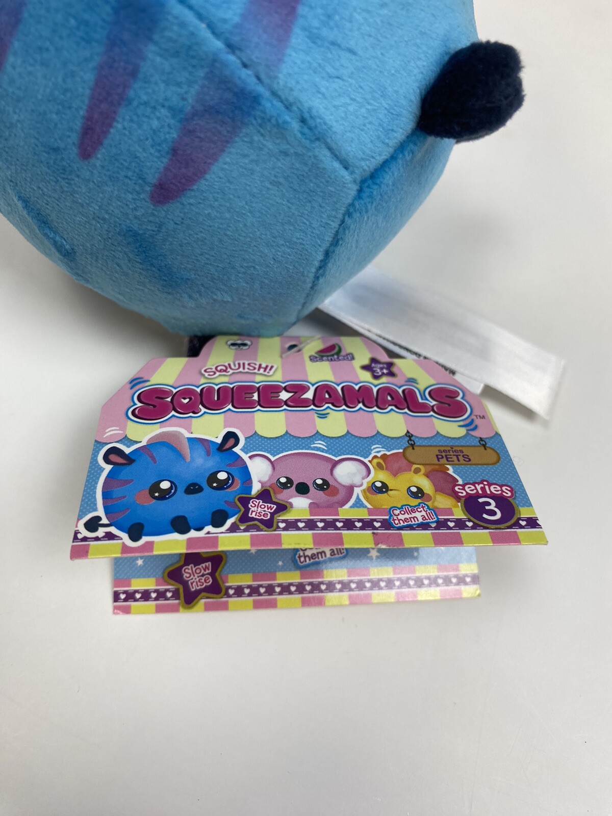 Squeezamals Lot of 3 Series 3 Squish! - Snowy Seal, Brian Zebra, Marvin ...
