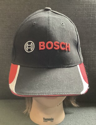 Bosch Tools ~ Black Adjustable Adult Strapback Hat Baseball Cap ...