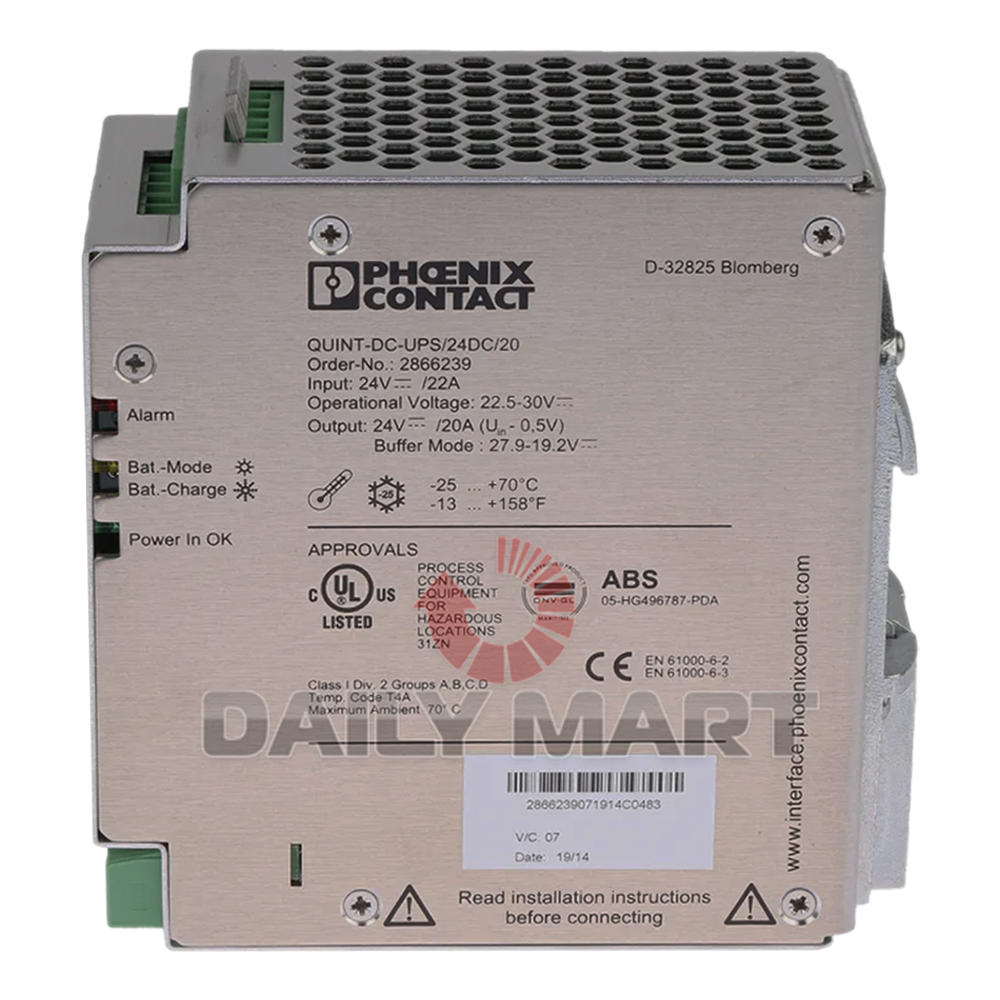 New In Box PHOENIX CONTACT QUINT-DC-UPS/24DC/20 2866239 Power Supply | eBay