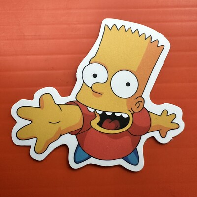 Bart Simpson Sticker The Simpsons | eBay